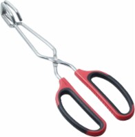 Stainless Steel Scissor Tongs with Comfort Grip Handle 10 Inch 1 Piece QFC