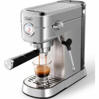 Gevi Espresso Maker 20 Bar Professional Espresso Machine with Milk Frother Silver White 1 Harris Teeter