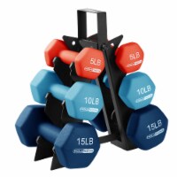 Neoprene 15 pound dumbbells store