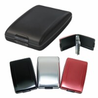 RFID Blocking Aluminum Credit Card Holder Safe Wallet Hard Case Anti Scan Theft 1 Metro Market
