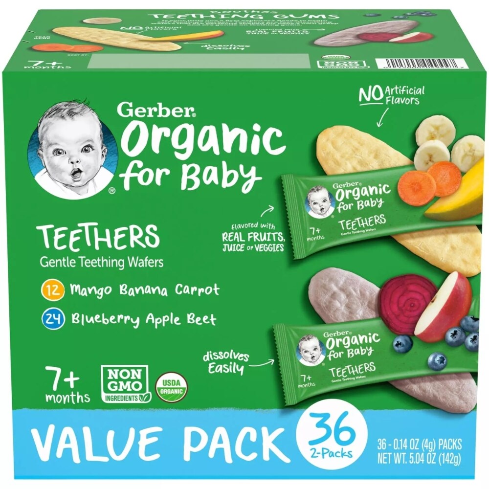 Gerber Organic Teethers Variety Pack 36 Count 1 unit Kroger