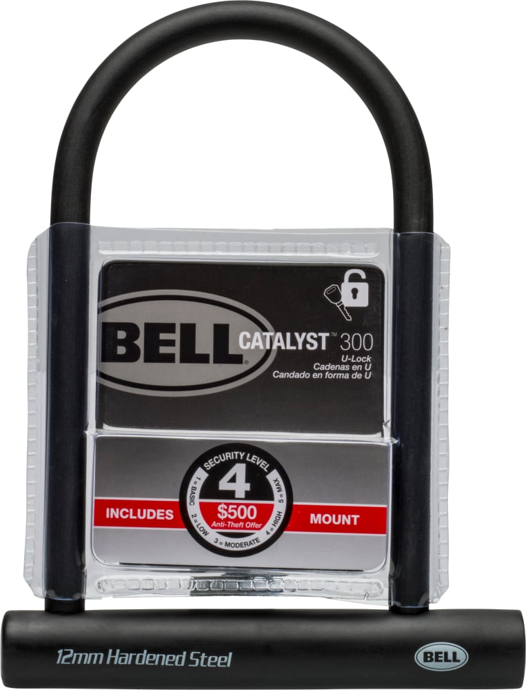 Bell Catalyst 300 U Lock Hardened Steel Shackle and Cross Bar Dual Bolt Locking System 1 ct Foods Co