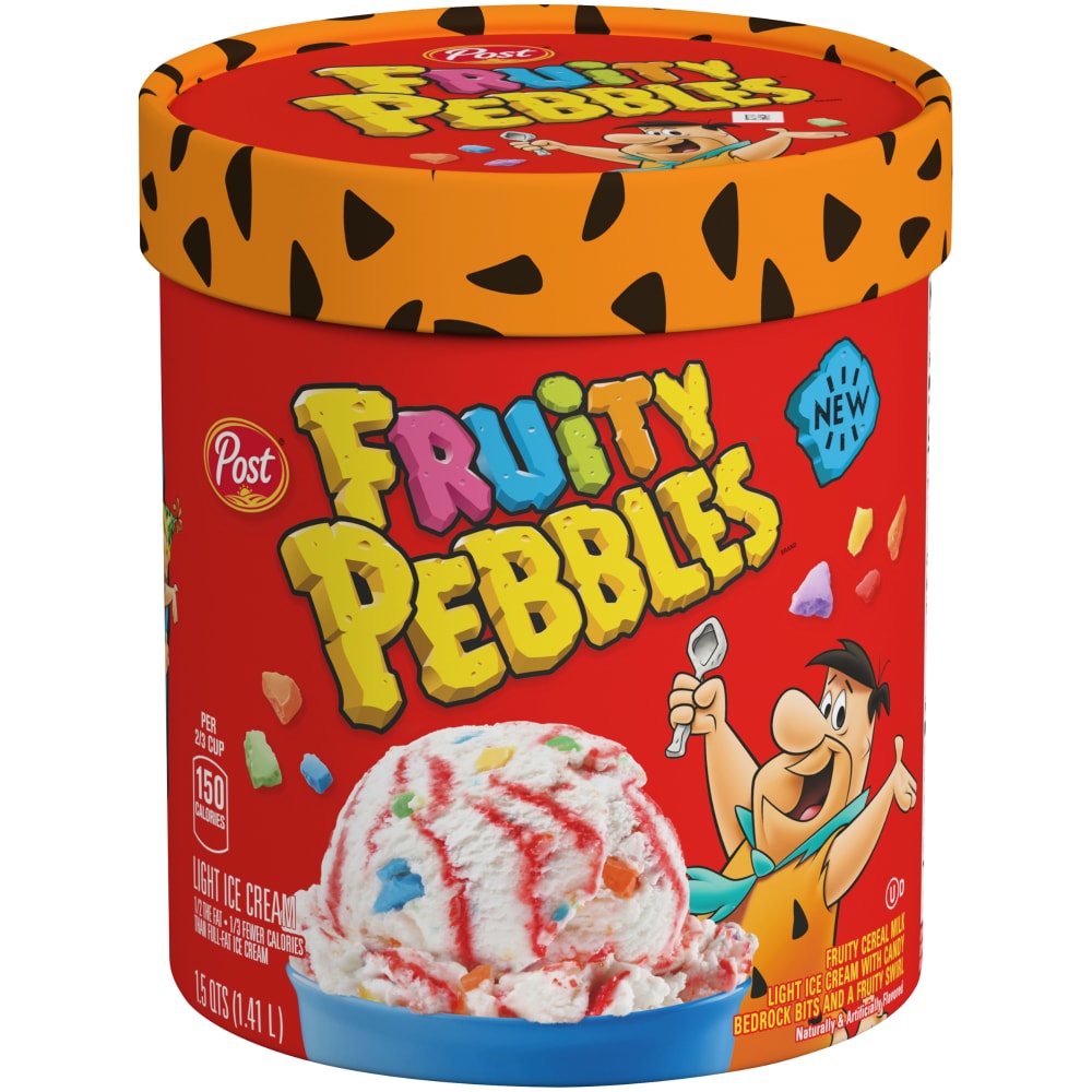 Fruity Pebbles Cereal Milk Ice Cream 48 fl oz Foods Co