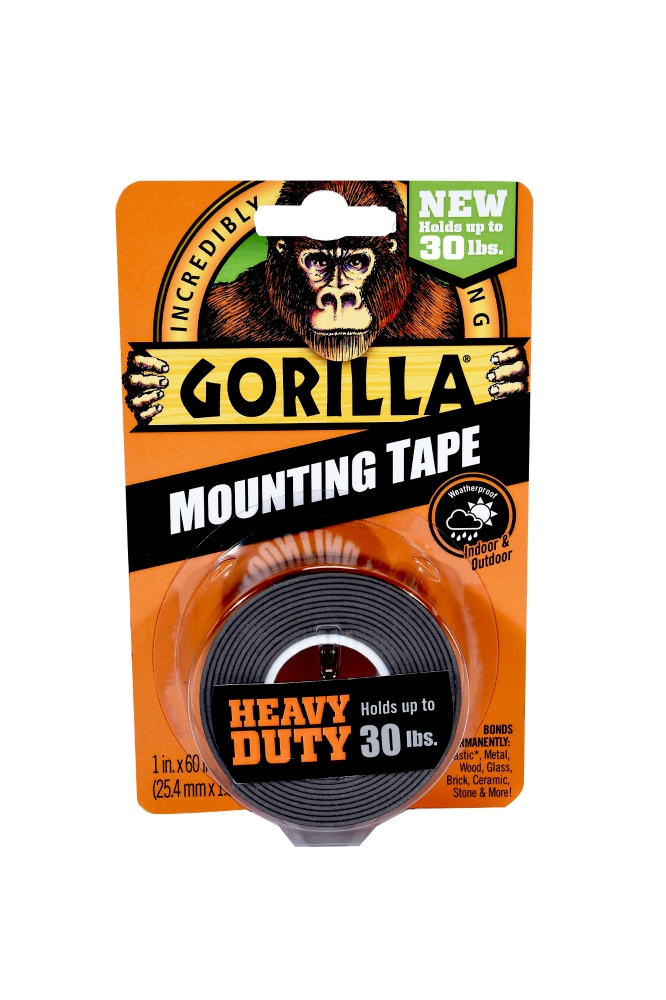 Gorilla Heavy Duty Double Sided Mounting Tape Black 60 in Metro Market