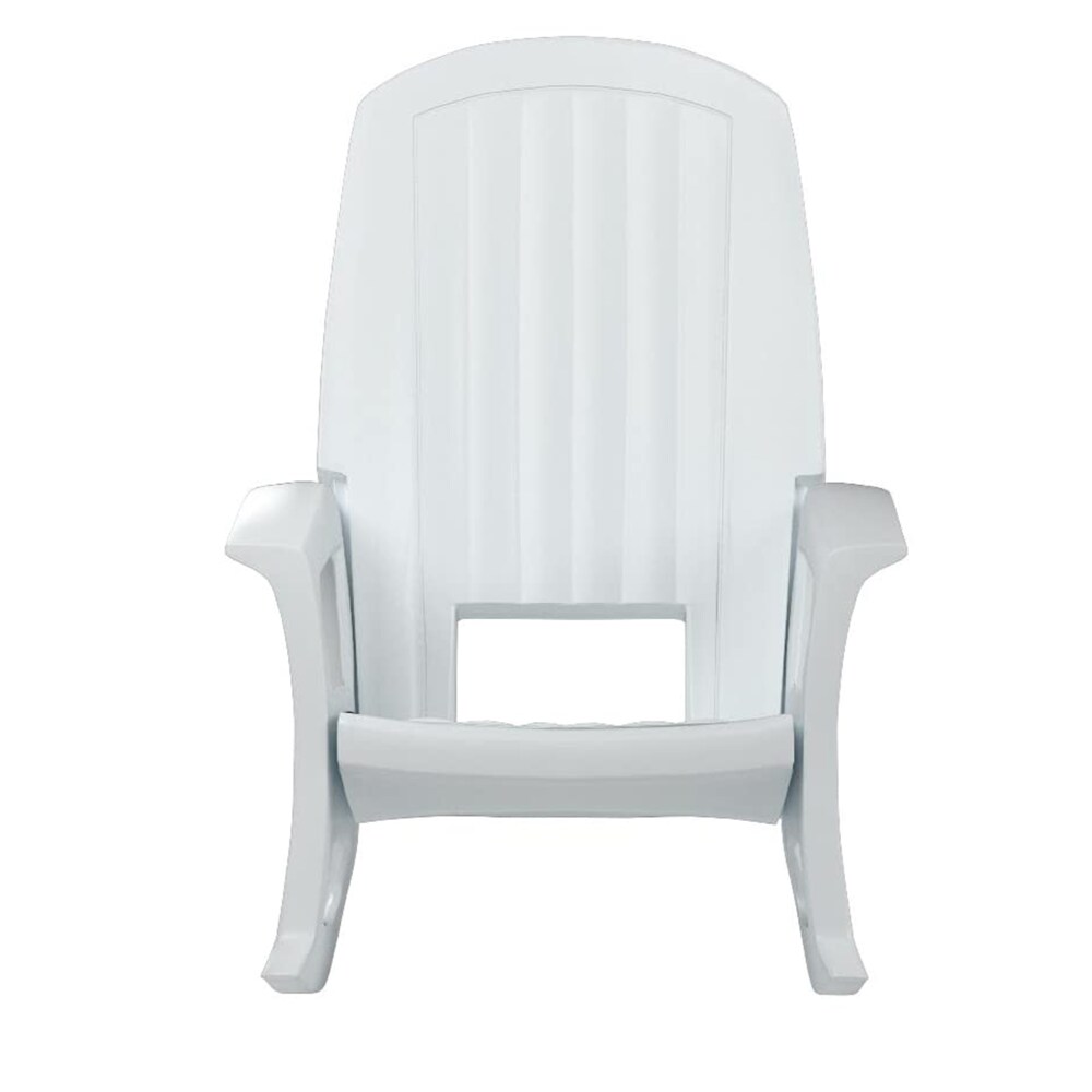 Semco Plastics Rockaway Heavy Duty All Weather Outdoor Rocking Chair White 1 Piece Foods Co