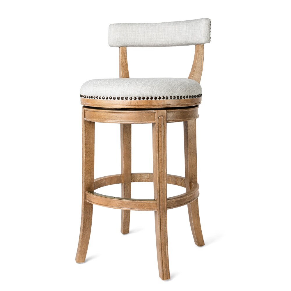 Maven Lane Alexander Low Back Kitchen Swivel Stool Weathered Oak Bar Height 1 Piece Fry s Food Stores