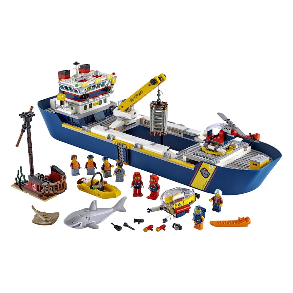 LEGO City Ocean Exploration Ship Building Set 60266 1 ct Fry s Food Stores