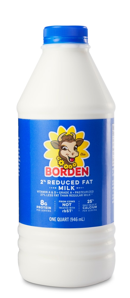 Borden 2% Reduced Fat Milk, 1 qt - Foods Co. Borden 2% Reduced Fat Milk, 1 qt - Foods Co.