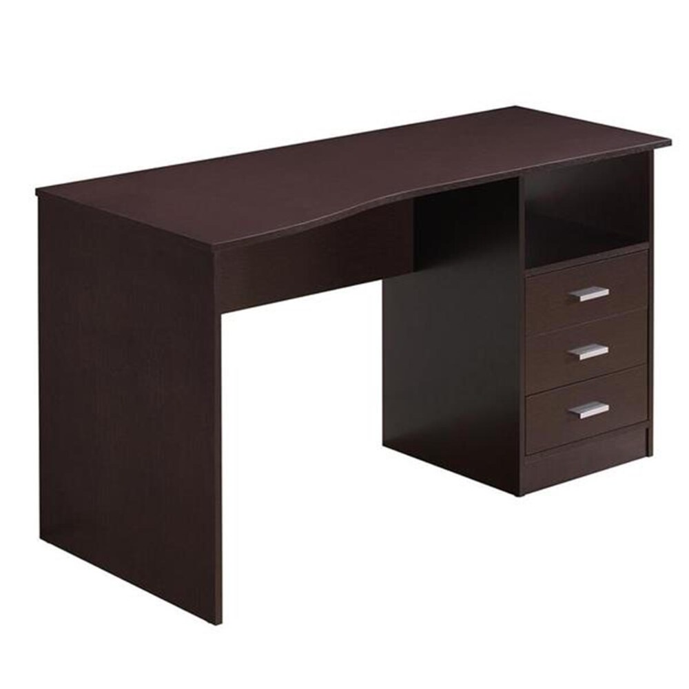 Techni Mobili RTA 8404 WN Classic Computer Desk with Multiple Drawers Wenge 29.5 x 51.25 x 1 Baker s
